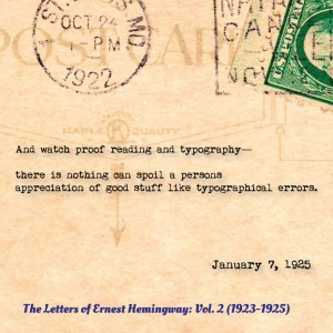 Hemingway’s Guide to Succeeding in Publishing - Fifteen Eighty Four ...